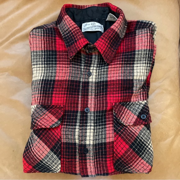 Sears Roebuck and Co. | Shirts | Sears Roebuck Co Vintage Check Print ...